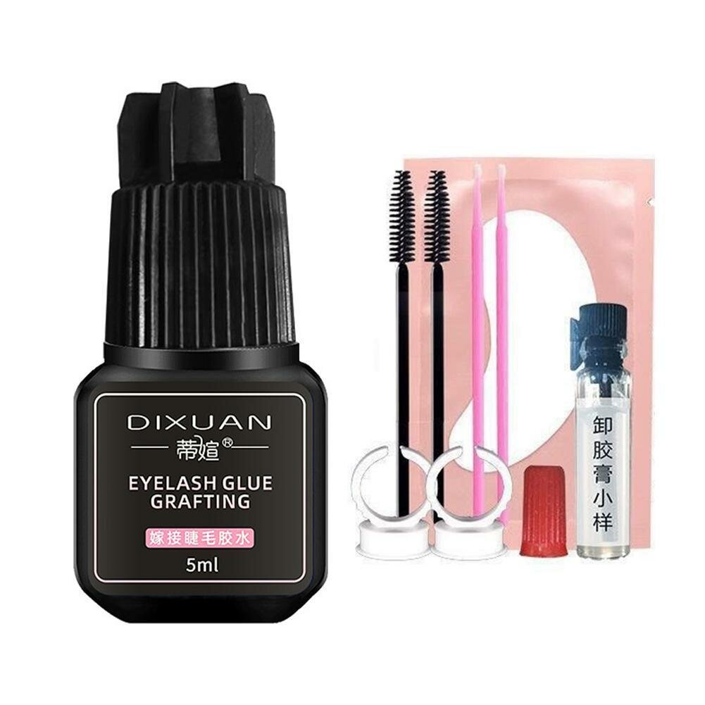 Клей для наращивания ресниц "Без слез" безопасный гипоаллергенный состав для домашнего использования