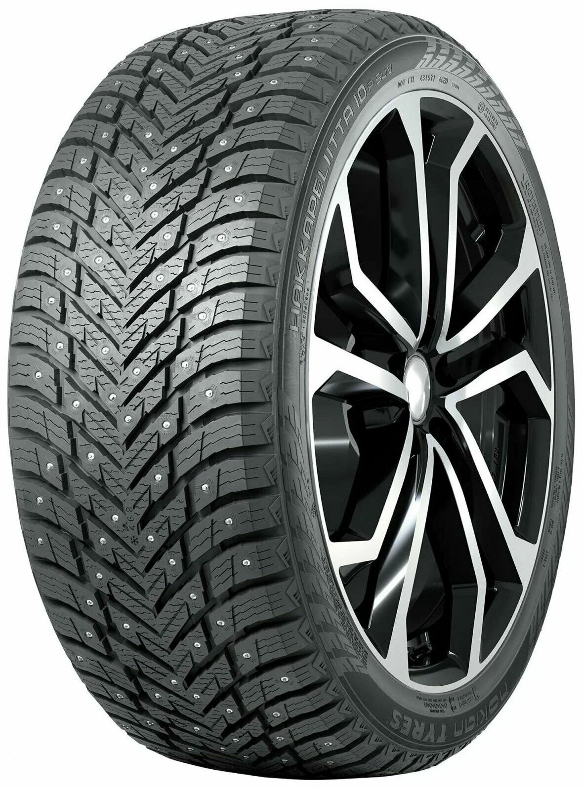 Шины зимние шипованные Nokian Tyres Hakkapeliitta 10 EV 285/40 R19 107T XL SilentDrive, 2021
