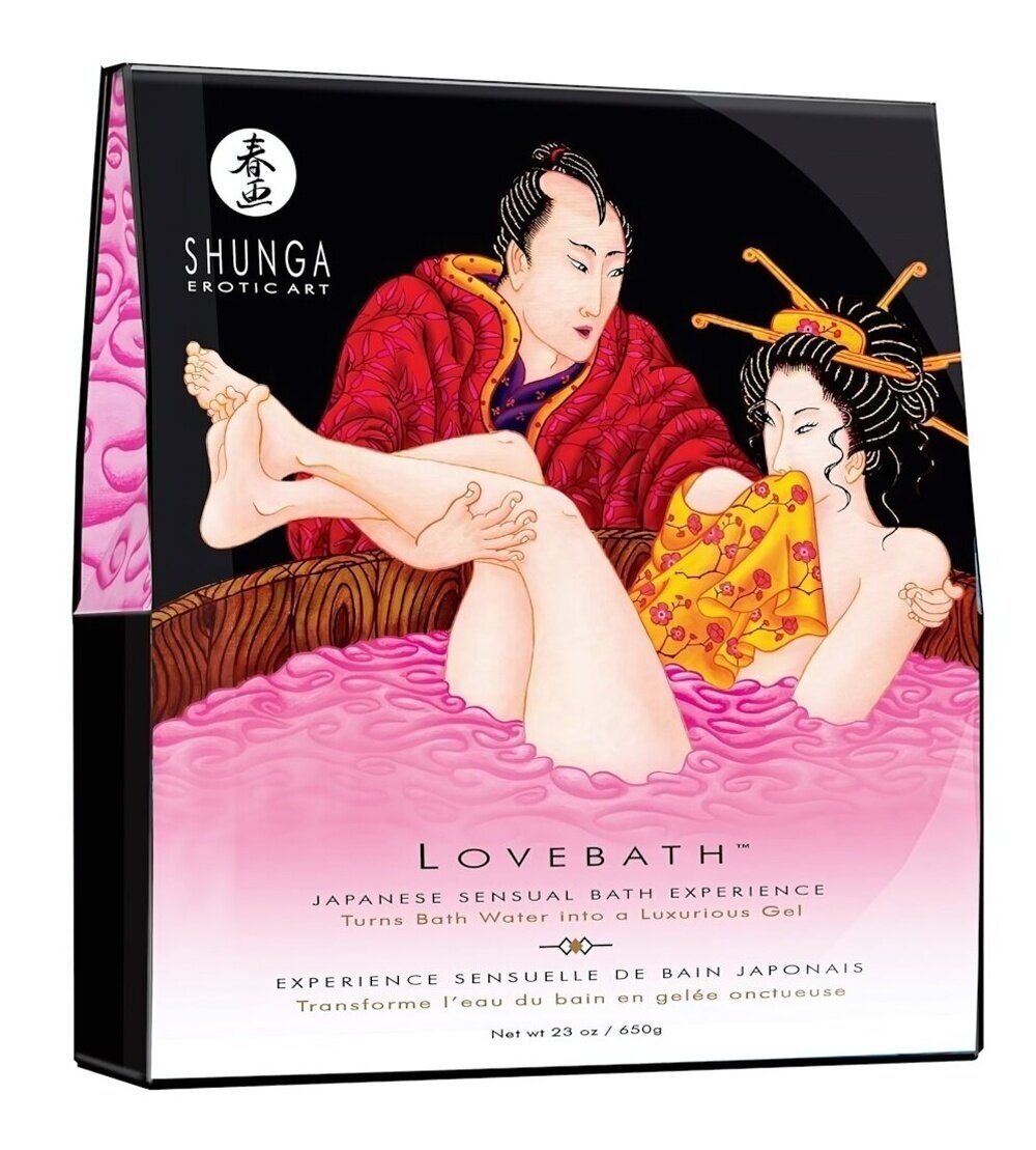 Соль для ванны Lovebath с экстрактом драгонфрукта, 650 г, гелевый эффект