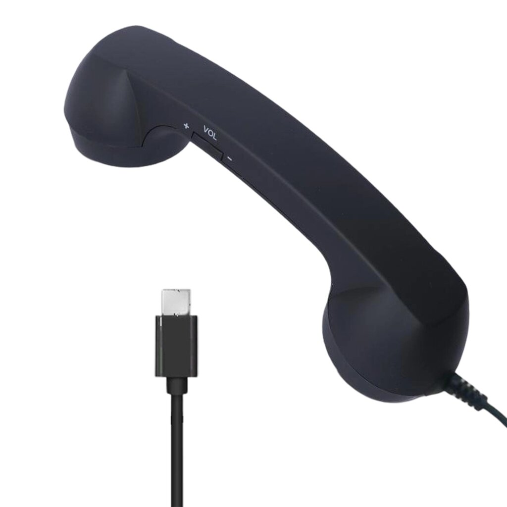 Стиль Эргономичный Телефонный приемник Прямого подключения Типа C Без Адаптера