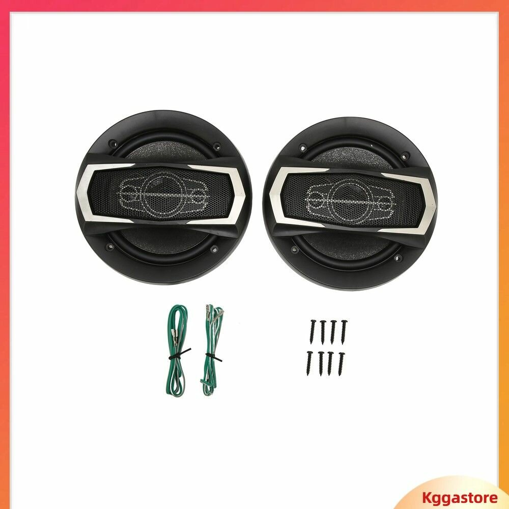 2 автомобильных динамика 600 Вт, высокие/низкие, 6 дюймов, коаксиальные, для тюнинга