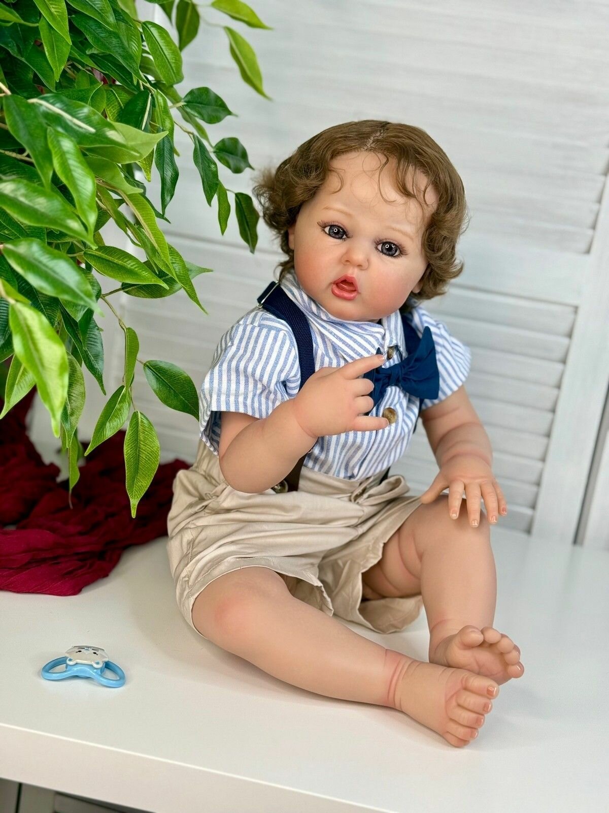 Кукла Реборн мягконабивная 60 см