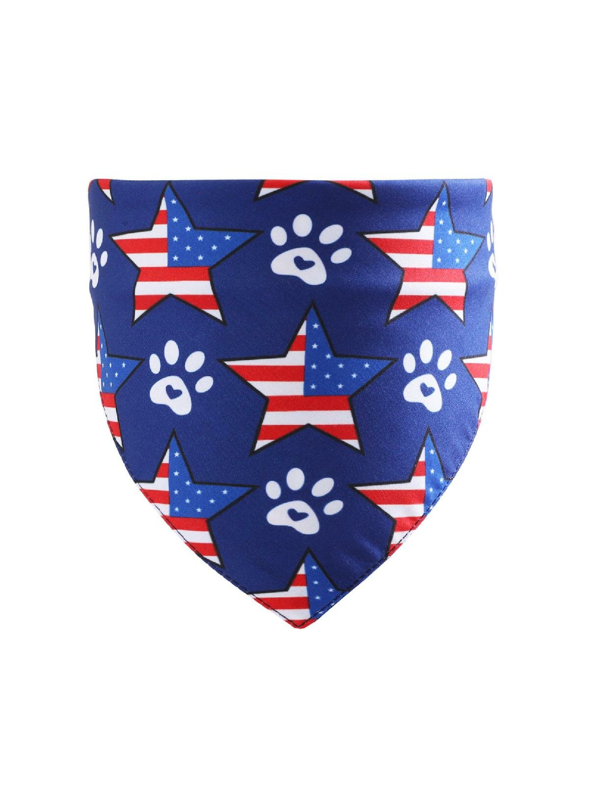 Ошейник для домашних собак с принтом флага США, Кошки, Банданы, полотенце, одежда для вечеринок