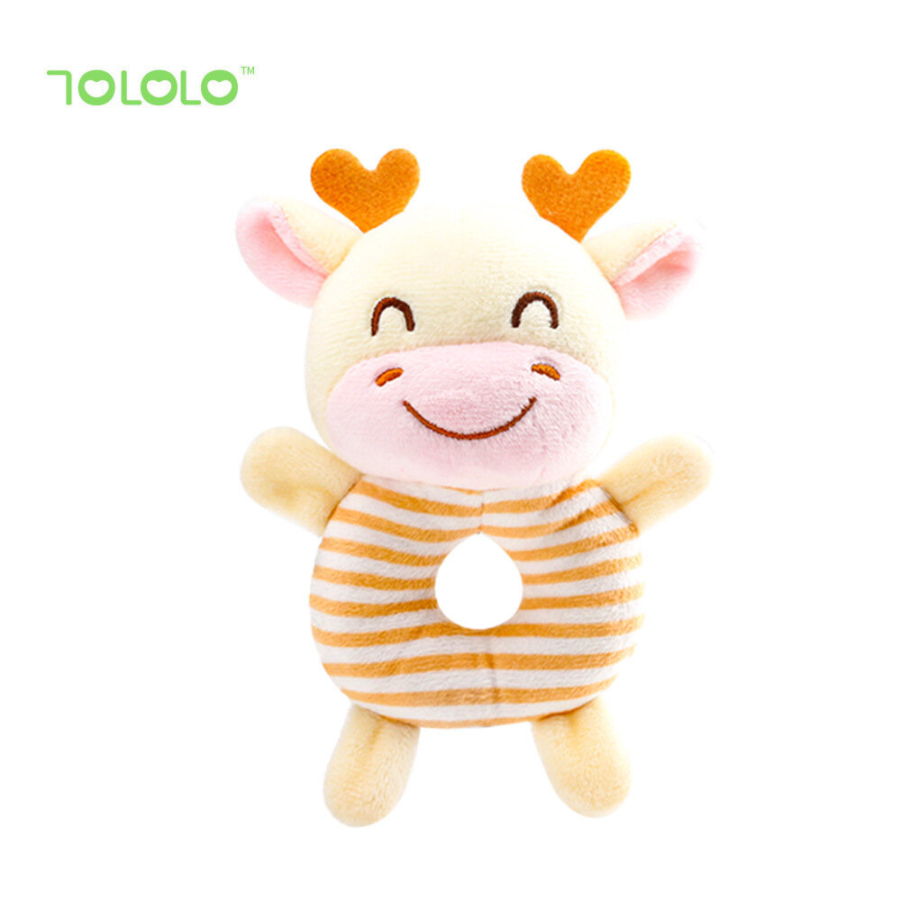 TOLOLO Игрушки для новорожденных 0-3-6 месяцев Ручная погремушки Детские игрушки 0-1 год Плюшевые детские игрушки для