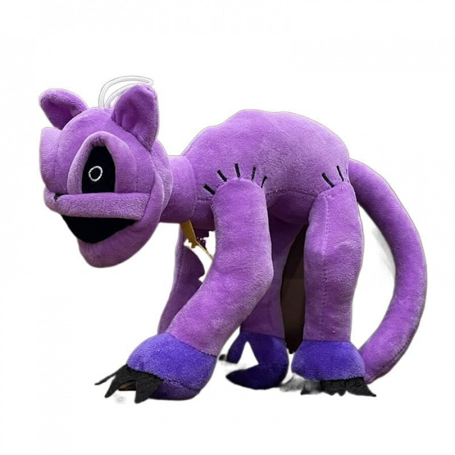 Мягкая игрушка, варварская фиолетовая кошка, мягкая игрушка