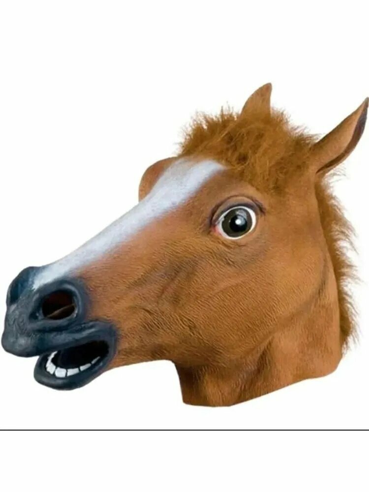 Маска лошади Хэллоуин головной убор