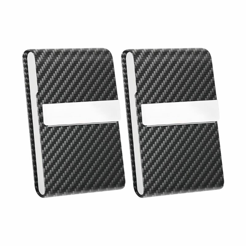 Упаковка из 2-х частей, PU-футляр для визитных карточек нержавеющей стали