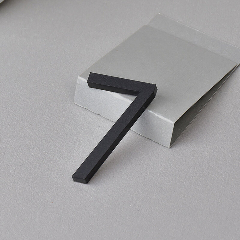 Наклейка с цифрами 0-9 для дверной таблички, Самоклеящаяся акриловая табличка с номером для наружного почтового ящика и отеля, Украшение дома,1 кусок,5x3,3 см