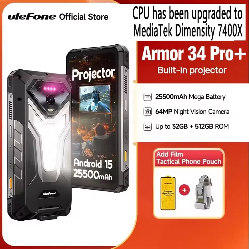 Смартфон Ulefone Armor 34 Pro, 32/512ГБ, global