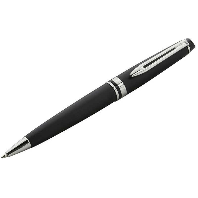 Ручка шариковая Waterman "Expert Matte Black PT" синяя, 1,0мм, подарочная упаковка, 180944