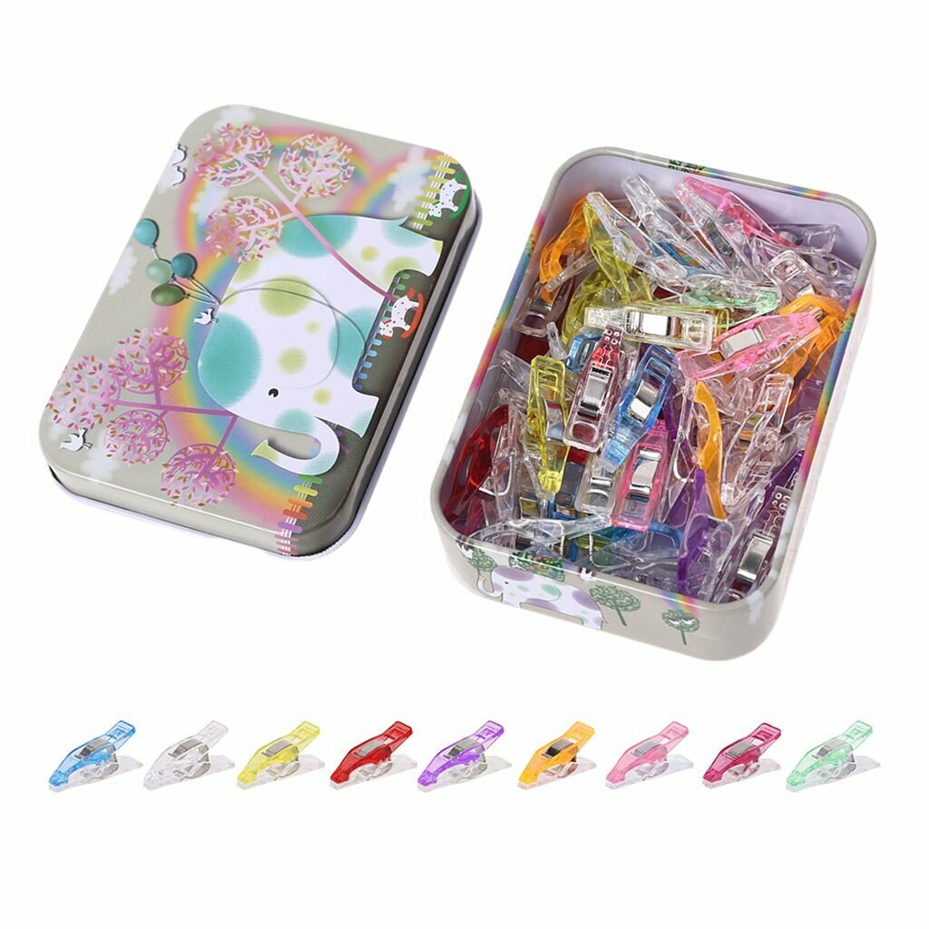 50 шт. универсальные зажимы для шитья и квилтинга с зажимом переплета коробки пэчворк ремесло