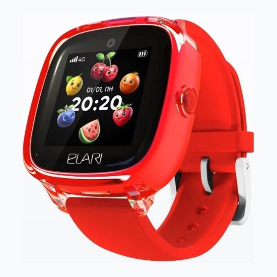 Смарт-часы Elari KidPhone Fresh 4G, 1.4", красный