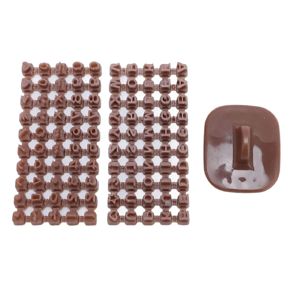 Глиняный штамп для керамики, пластиковый многофункциональный мини-штамп из полимерной глины с буквами алфавита для печенья