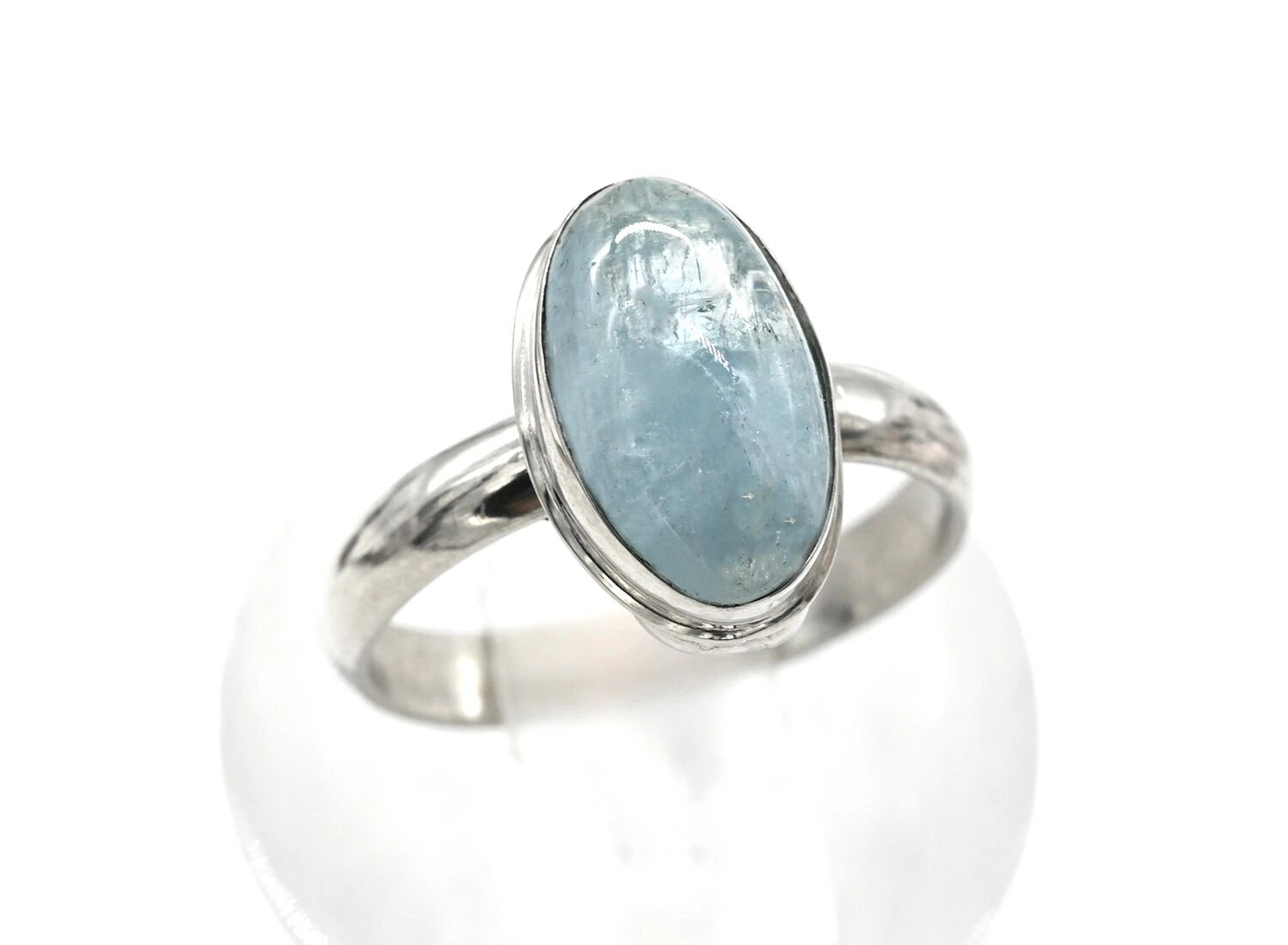 Кольцо, аквамарин