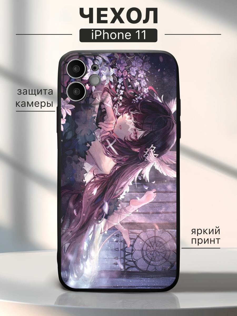 Чехол на iPhone 11 Коломбина - Геншин