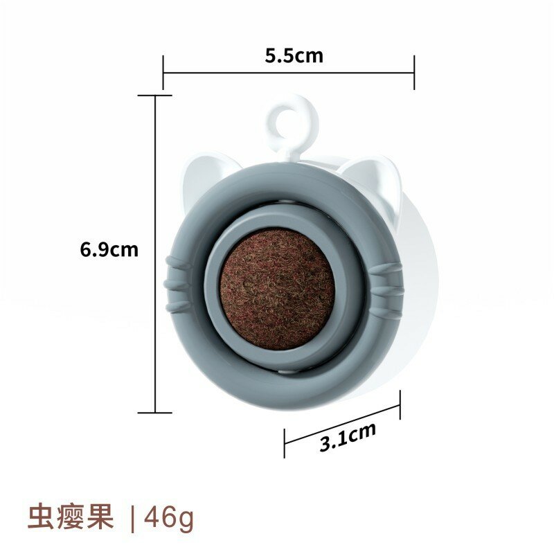 Игрушка для кошек, прорезывание зубов, кошачья мята, фруктовая игрушка для питомцев, лакомство для кошек, игрушка для самостоятельного развлечения, мячик с кошачьей мятой