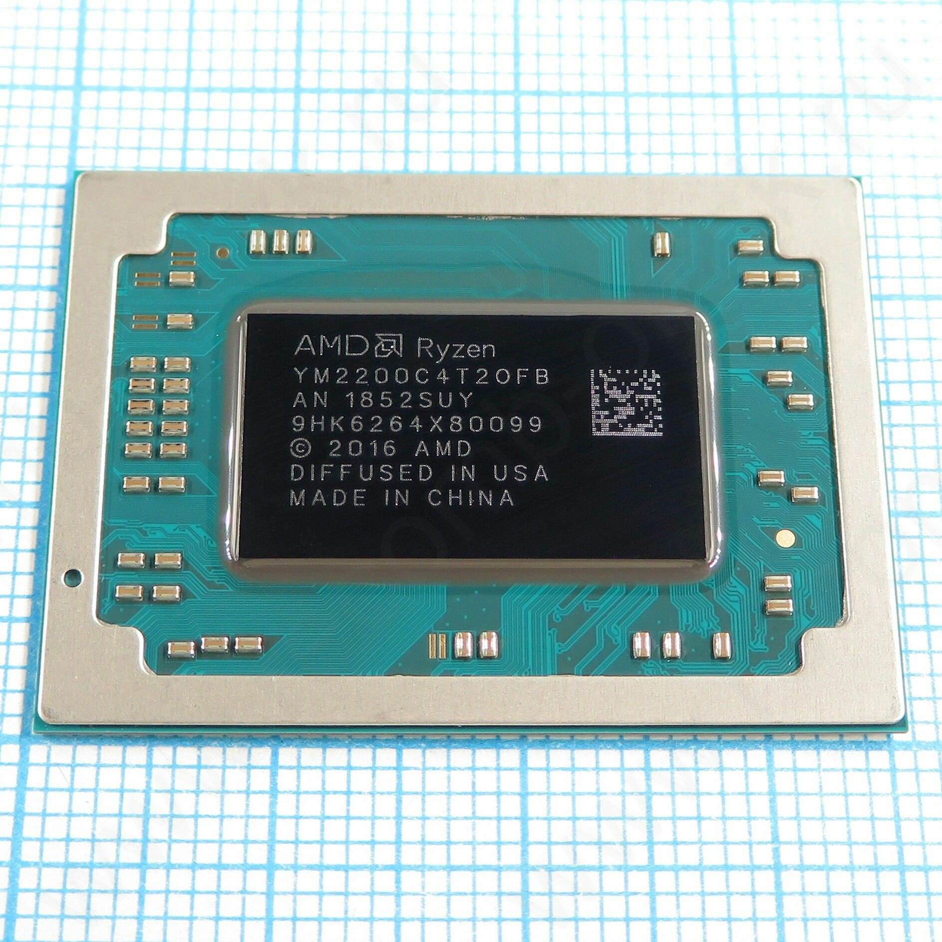 YM2200C4T2OFB Ryzen 3 Mobile 2200U BGA1140 (FP5) - процессор для ноутбука