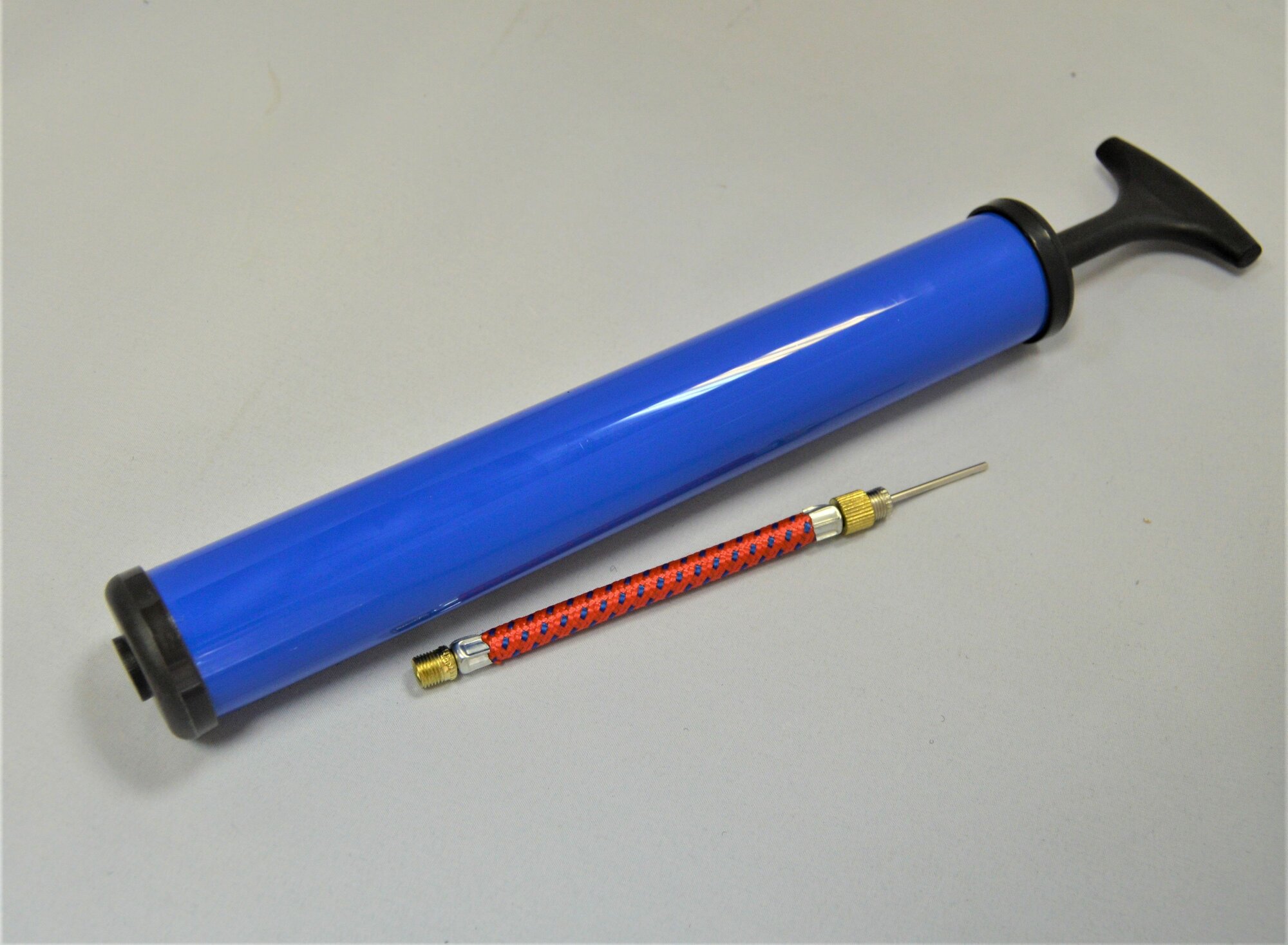 Насос LIBERA велосипедный ручной / универсальный насос для мяча матраса с иглой HC08 20 cm синий