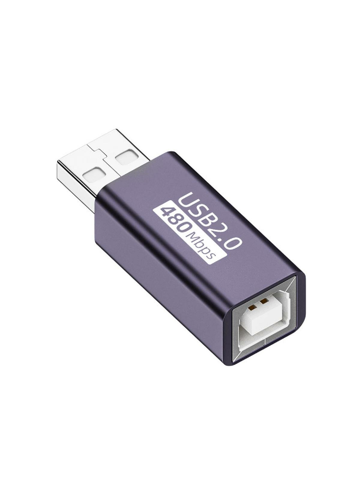 Адаптеры USB B Female для USB/Mini Micro USB/MiDi/Elbow с прямой головкой TypeC Male