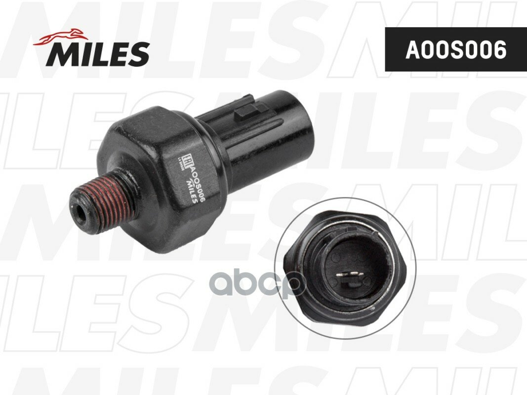 Датчик давления масла HYUNDAI SOLARIS 10-/SONATA EF 04- (тагаз)/SANTA FE 06- AOOS006 Miles арт. AOOS006