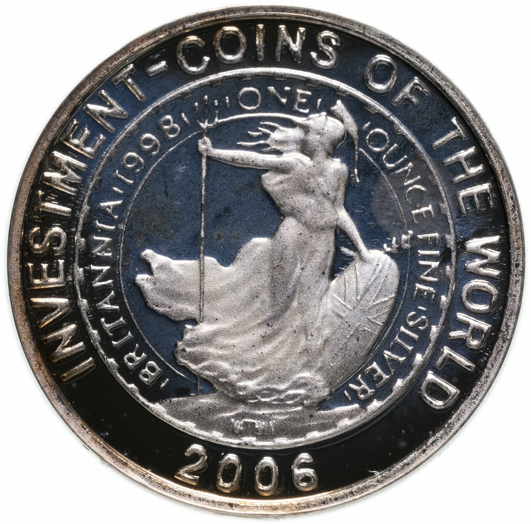 Малави 5 квач 2006 "Инвестиционные монеты мира - Британия", Серебро 999, в сохранности Proof