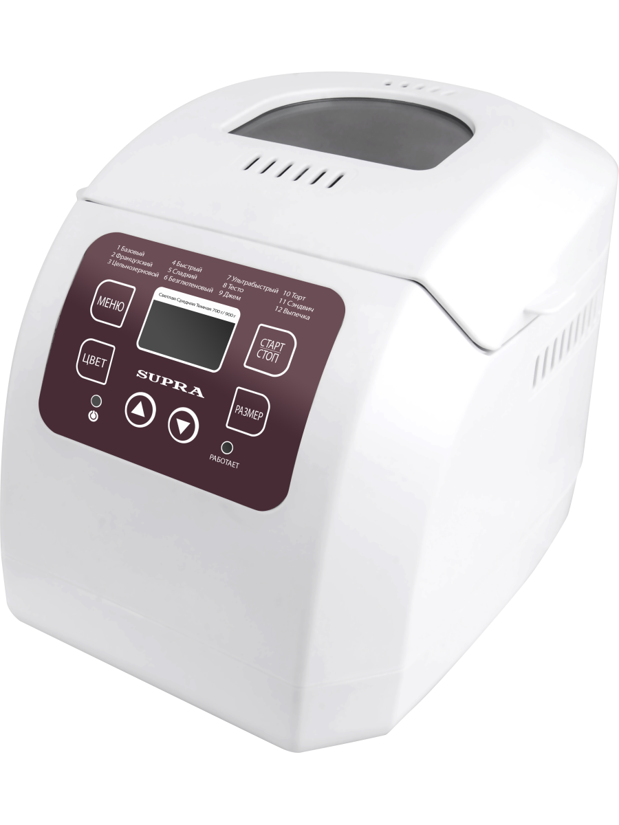 Хлебопечь Supra BMS-230, 12 программ, 650Вт