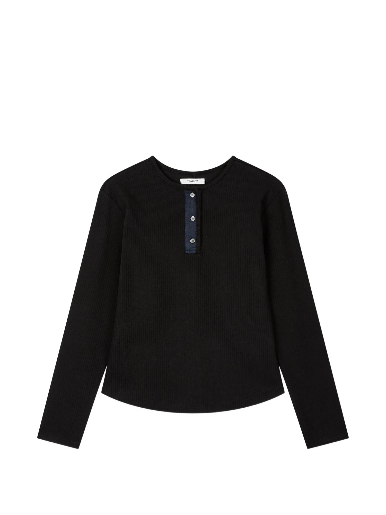 Топ Ribbed long-sleeve top