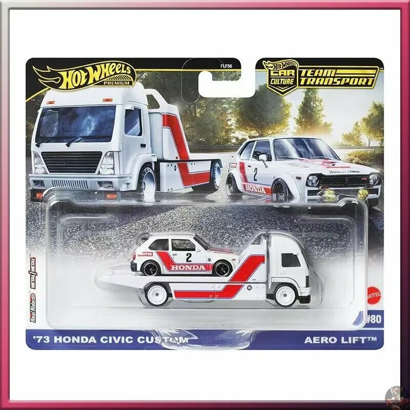 Машинка Team Transport FLF56 73 Honda Civic Custom & Aero Lift