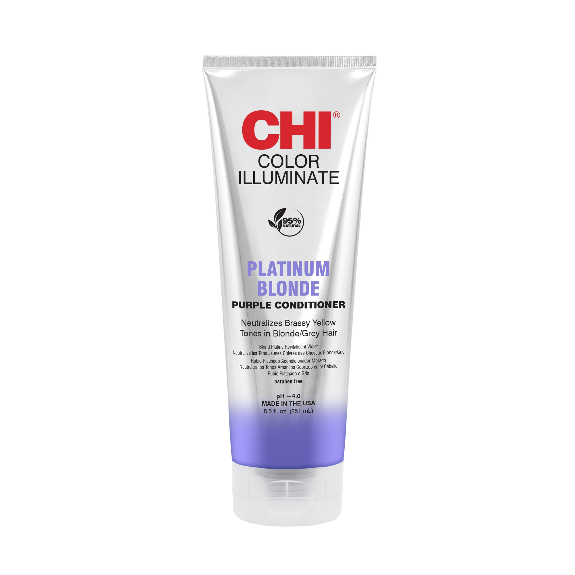 CHI Color Illuminate Conditioner Platinum Blonde - Оттеночный кондиционер платиновый блонд 251 мл