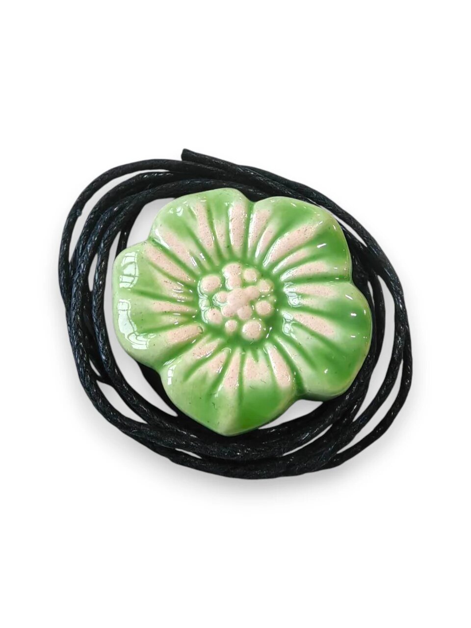 Аромакулон адениум керамический со шнурком, салатовый, 1 шт.