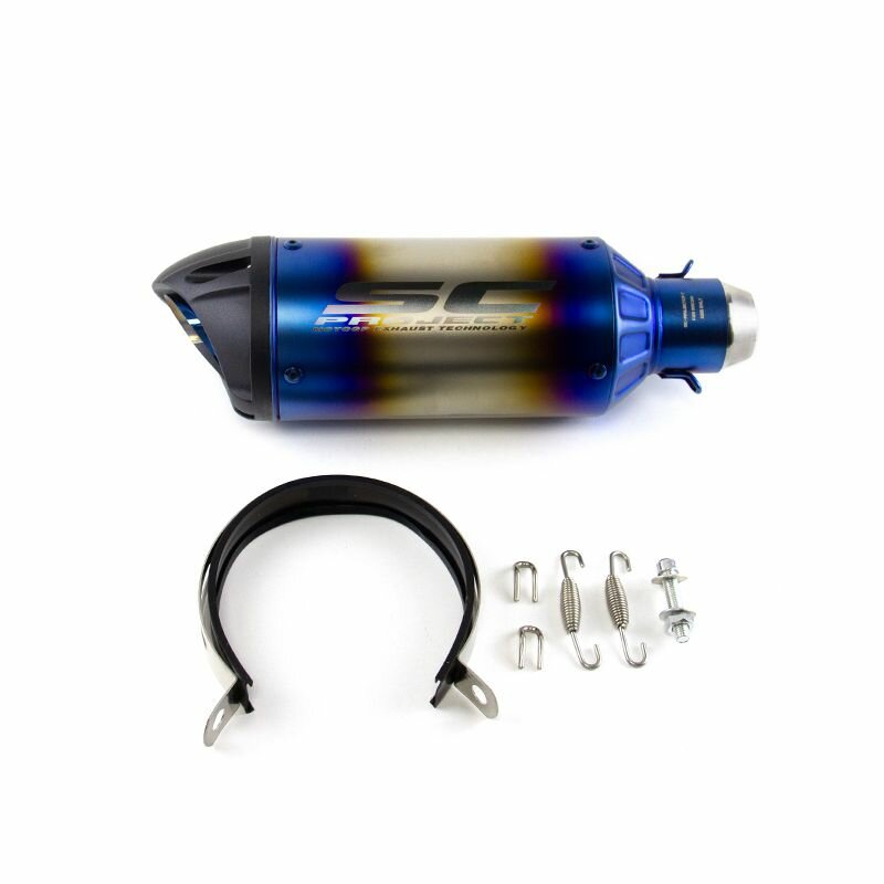 Глушитель для мотоцикла прямоток универсальный на питбайк