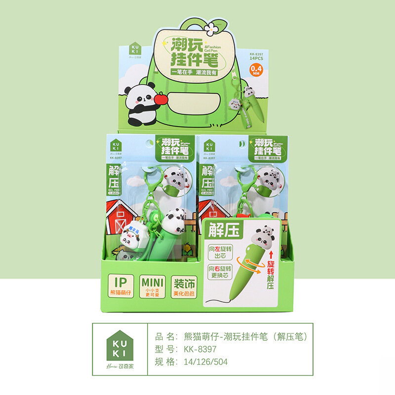 Канцелярские принадлежности Keqi, модный игрушечный подвесной ручка, стресс-рельеф, милый креативный новый ручка-брелок, подвеска для рюкзака