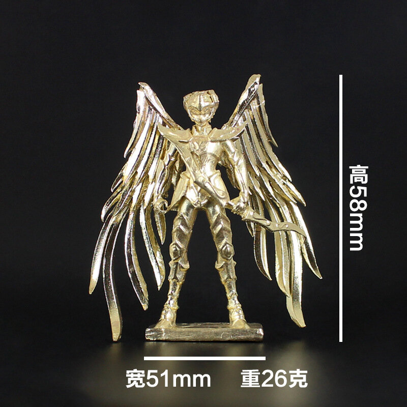 Позолоченная модель солдата двенадцати созвездий, фигурка руки, настольная игра, металлический маленький солдат, подарок для мальчика