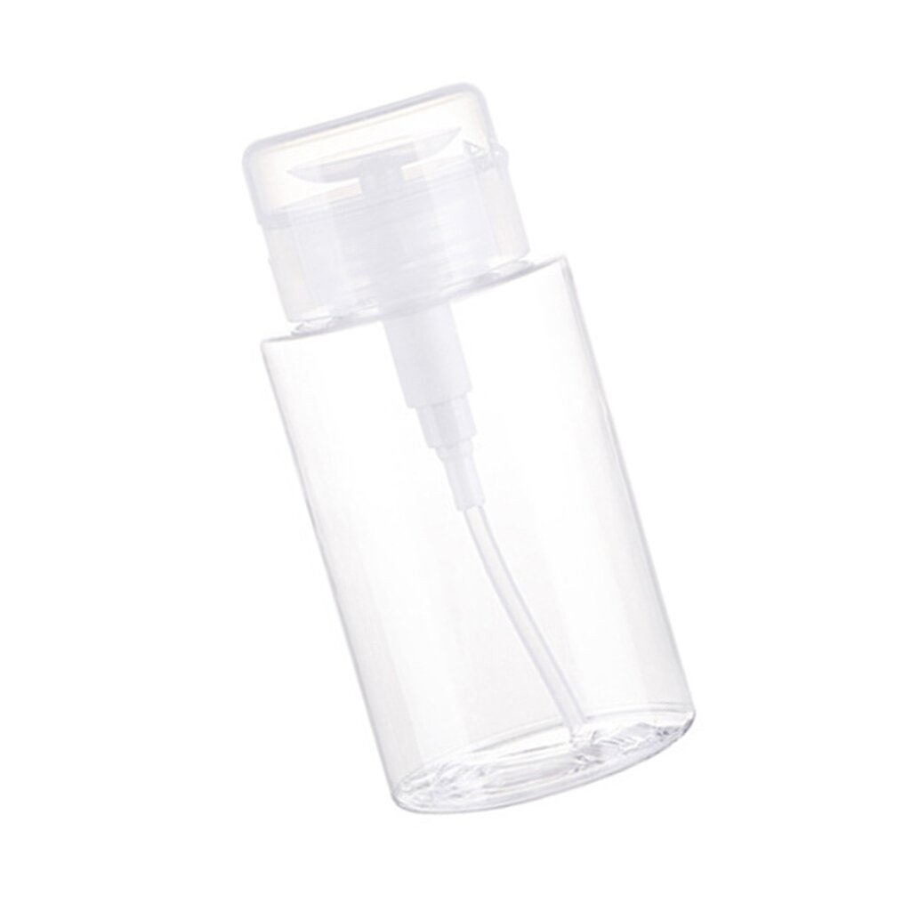Push Down Pump Dispenser Refillable Liquid Containers for Salon, Hospital, Travel Use Cosmetic Packaging Empty Bottle