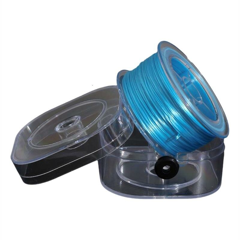 Эластичная бусиновая нить 0,7 мм с чехлом, Синий