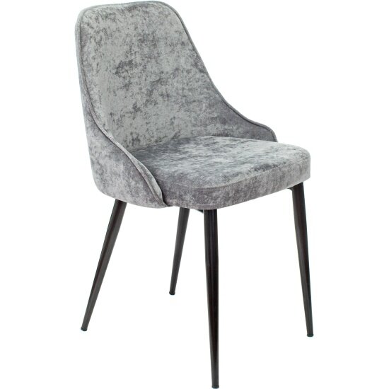 Стул для дома Бюрократ CH-K3 серый Light 19 металл черный на ножках (CH-K3_1/LT19)