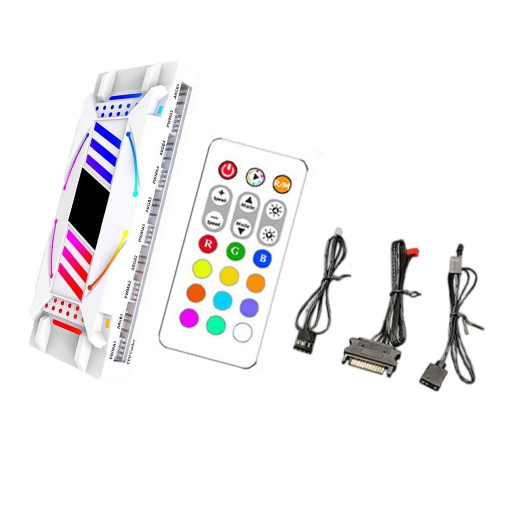 ARGB-контроллер 12 каналов 5 В, 3-pin, Белый - ARGB controller