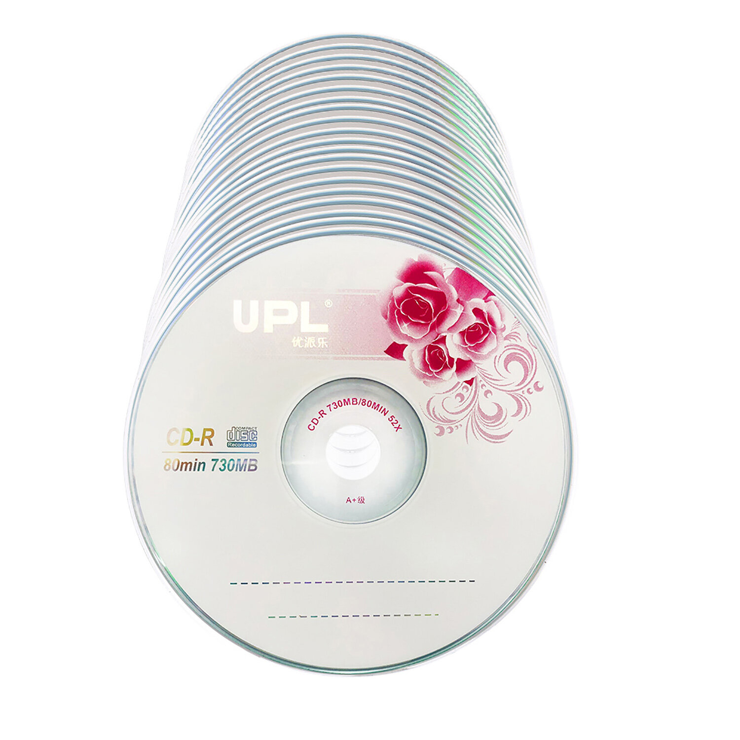 30 штук CD-R 700MB/80min пустые диски Grade A 52X Multispeed Music CD Disk