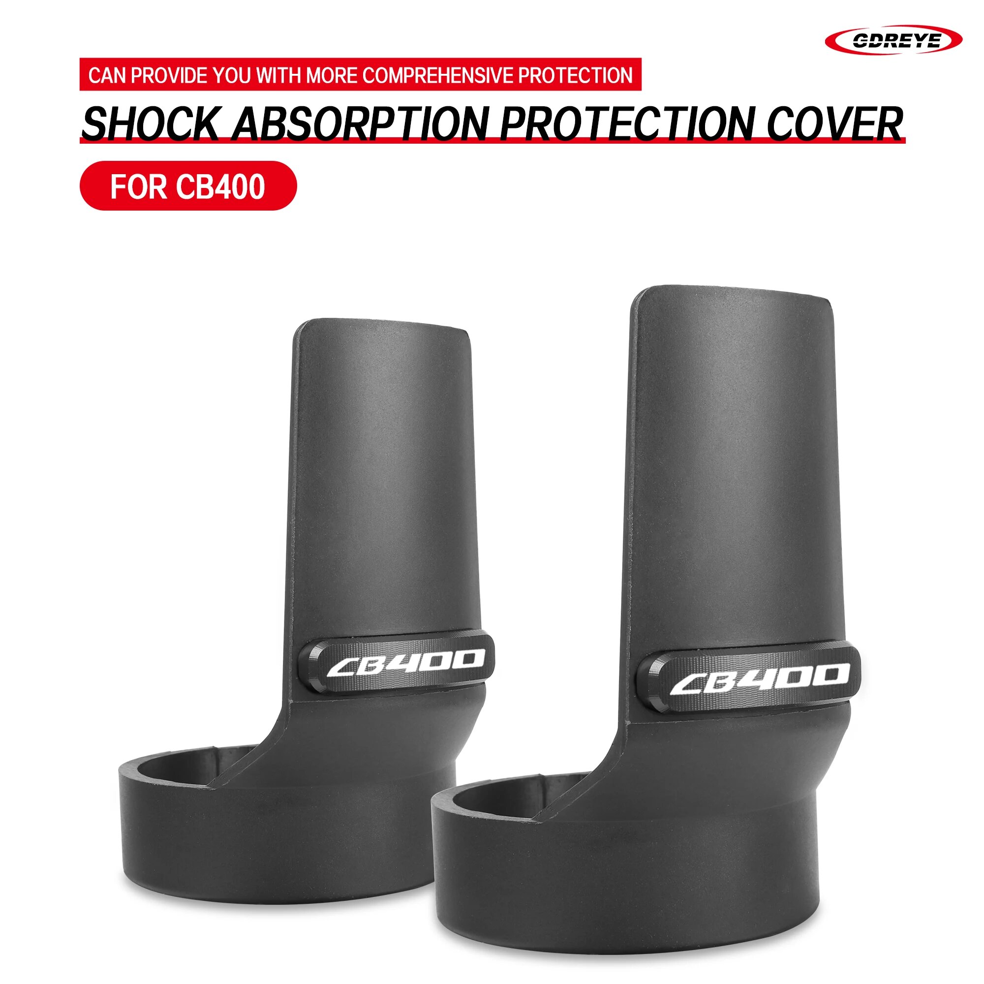 Для HONDA CB400 передняя вилка, амортизирующий защитный чехол для мотоцикла Honda Черный, black