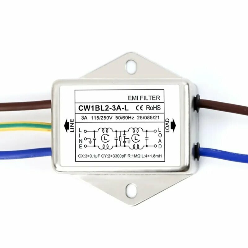 Фильтр питания от электромагнитных помех-3A