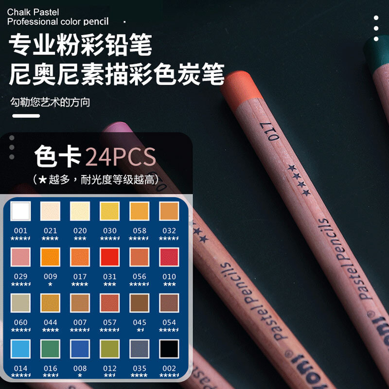 ⭐Цветные карандаши Neoni на масляной основе, 120 цветов, художественные водорастворимые цветные карандаши в жестяной коробке, карандаши для рисования, угольные карандаши для начинающих⭐