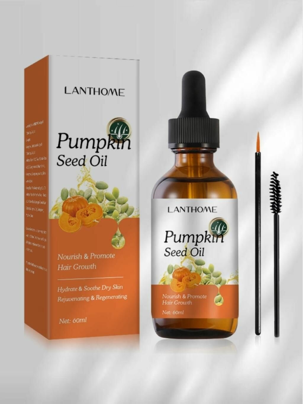 Масло тыквы для ресниц и бровей