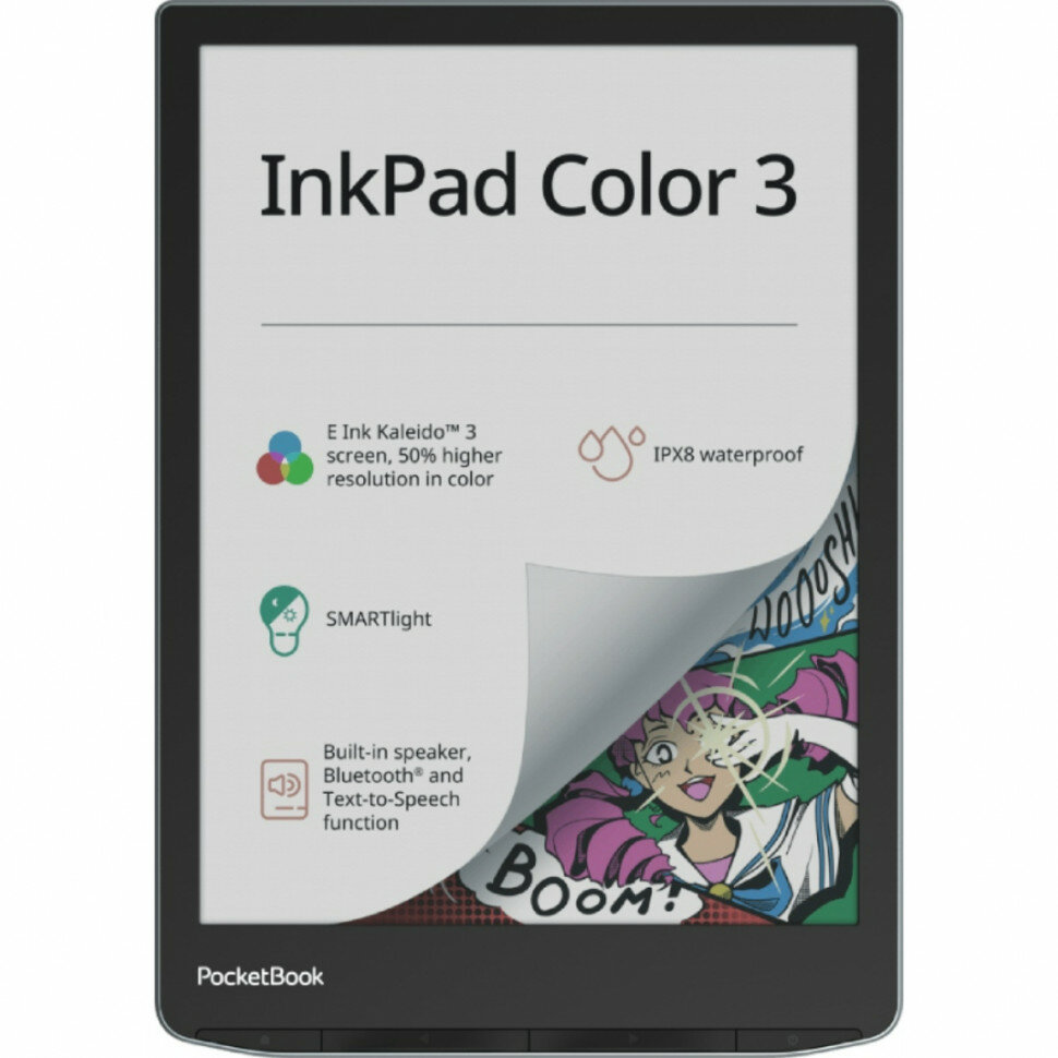 Электронная книга PocketBook Ink Pad Color 3 (PB743K3-1-WW), Stormy Sea