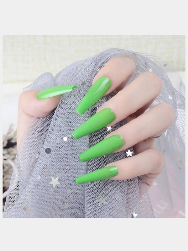 Накладные ногти длинные Балерина