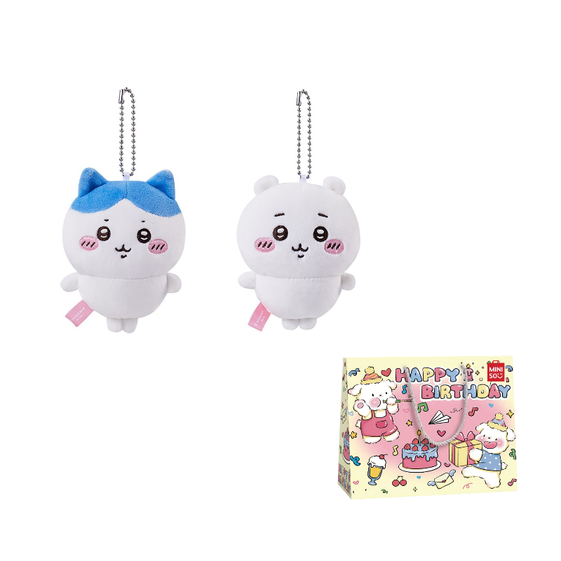 MINISO x Chiikawa Hachiware Chiikawa Usagi Dolls Plush Charm Small High null