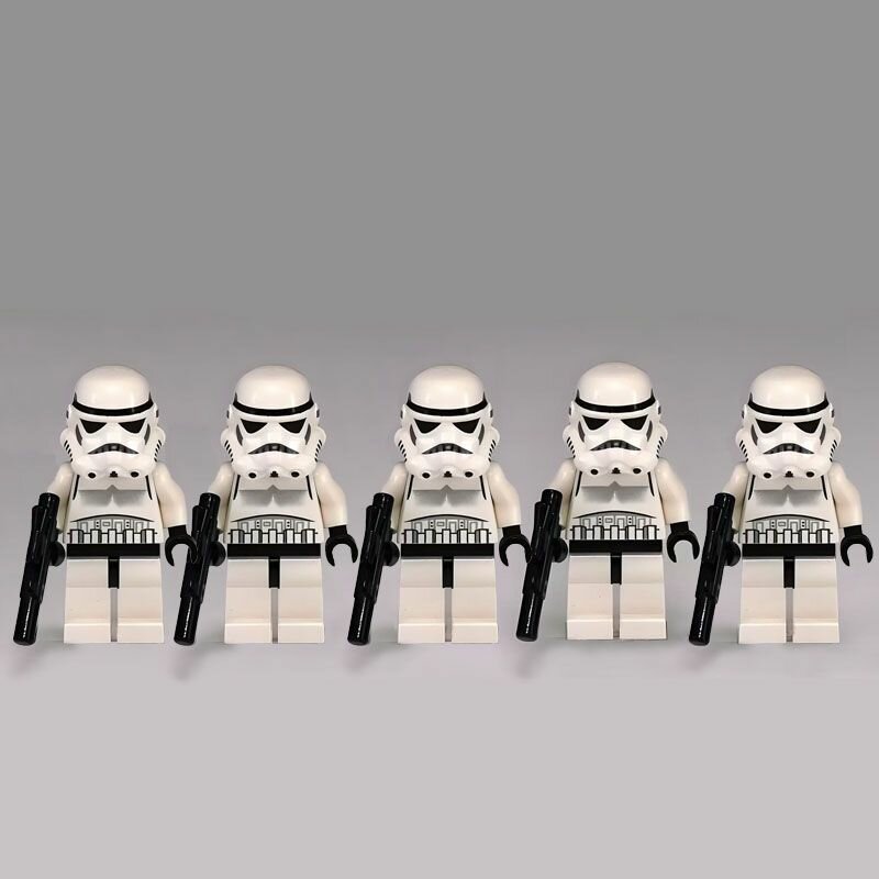 Набор из 5 предметов Lego Star Wars Clone Soldier SW188 Storm Soldier -минифигурка, строительный блок, игрушка