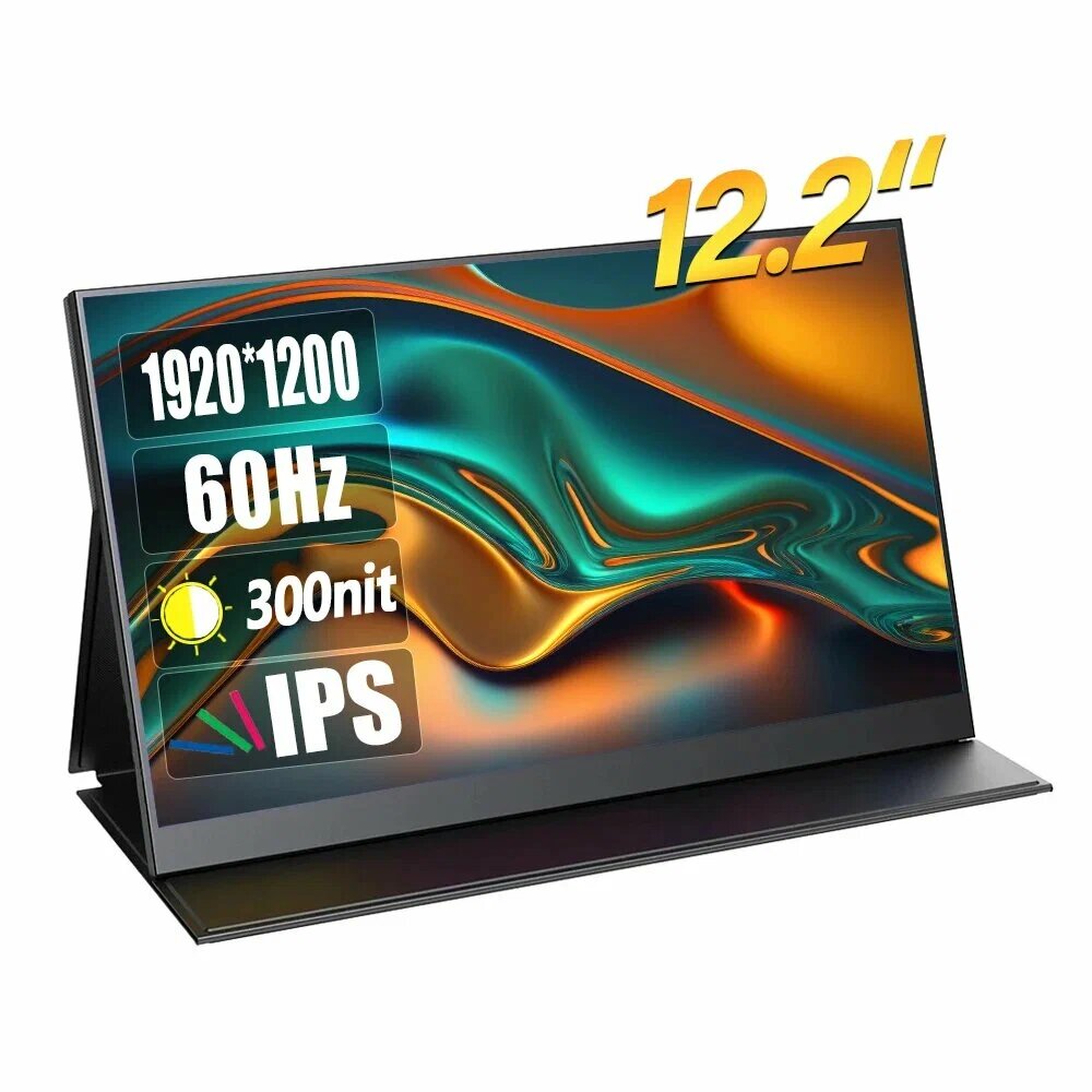 Портативный монитор 60гц, 12.2", 1920X1200 2.5K, IPS, HDR, игровой дисплей для NS2 Steam Deck PS5 Xbox