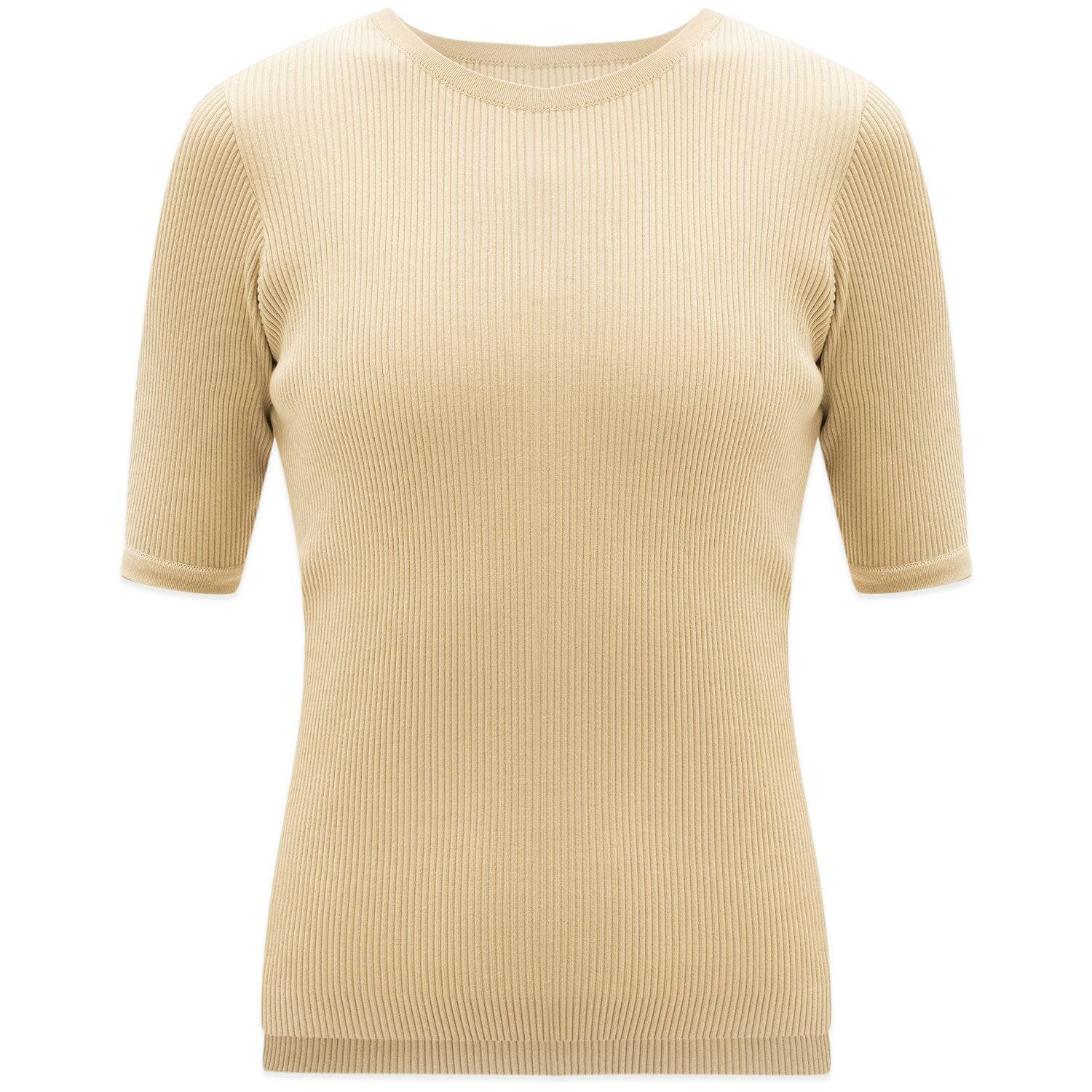 Футболка ФУТБОЛКА AURALEE GIZA HIGH GAUGE RIB KNIT TEE