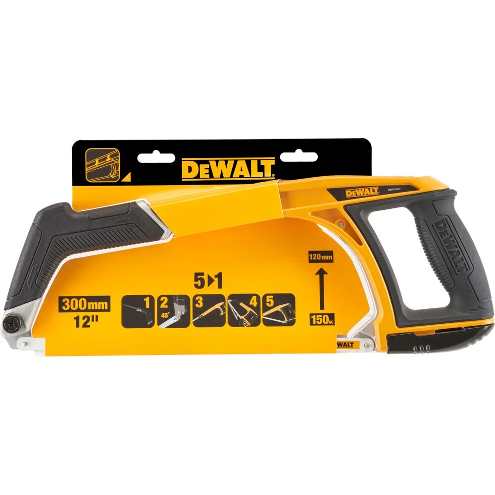 Ножовка по металлу DeWALT DWHT0-20547, биметаллическое полотно, 30 см, 5 в 1