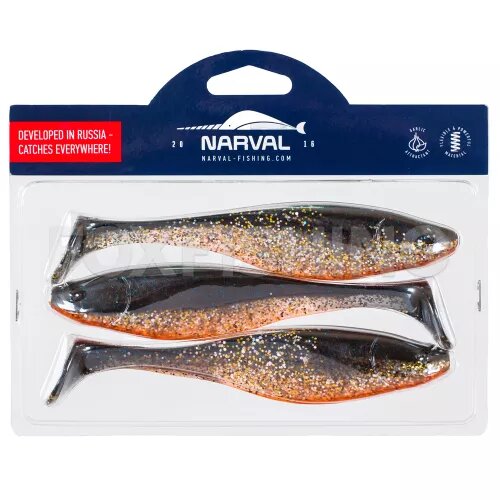 Силиконовая приманка Narval Commander Shad 16cm #034 3шт.